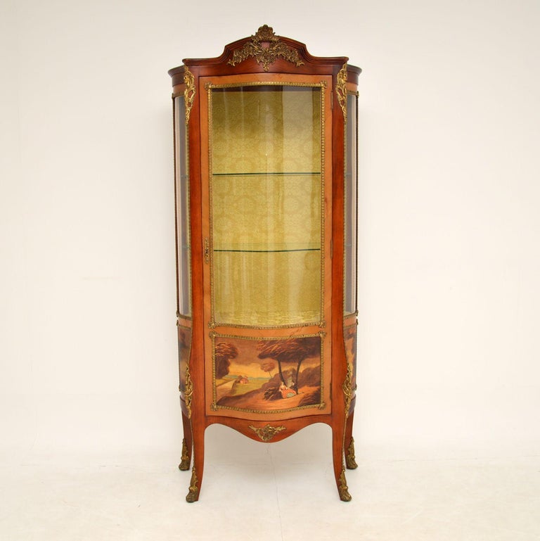 Antique French Style Display Cabinet at 1stDibs
