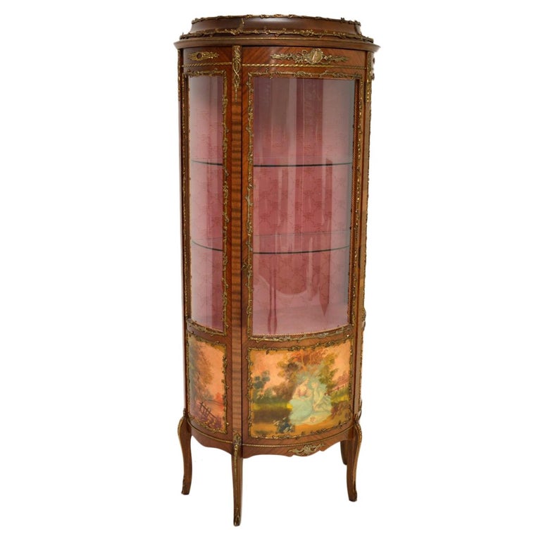 Antique French Style Ormolu Mounted Display Cabinet at 1stDibs | san ...