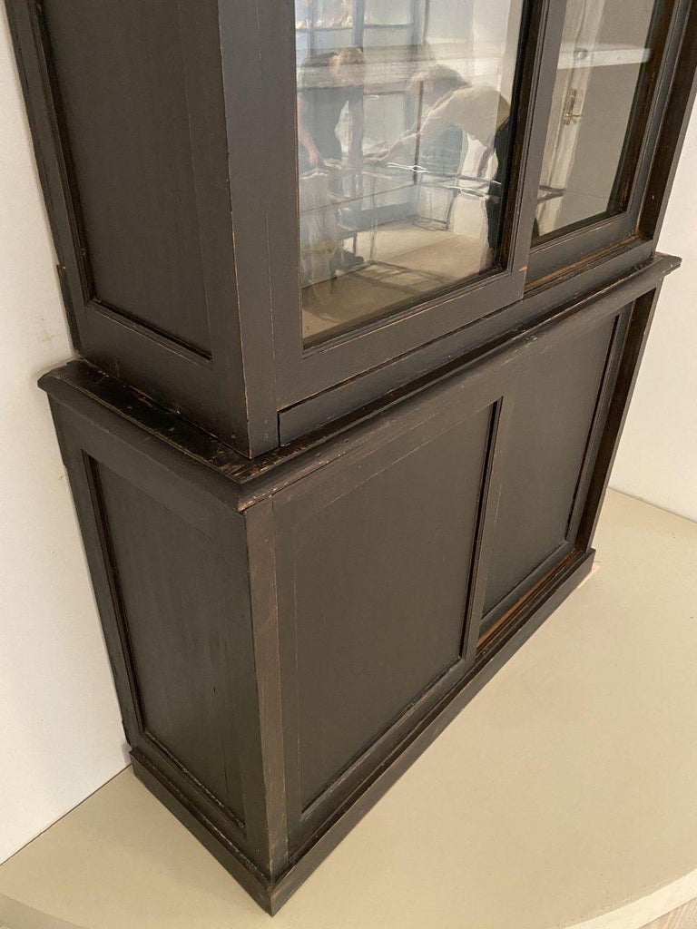 Antique French Tallboy / Display / Bookcase Cabinet at 1stDibs ...