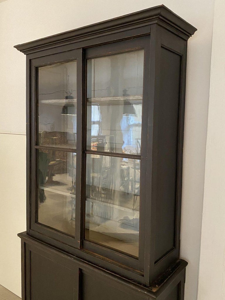 Antique French Tallboy / Display / Bookcase Cabinet at 1stDibs ...