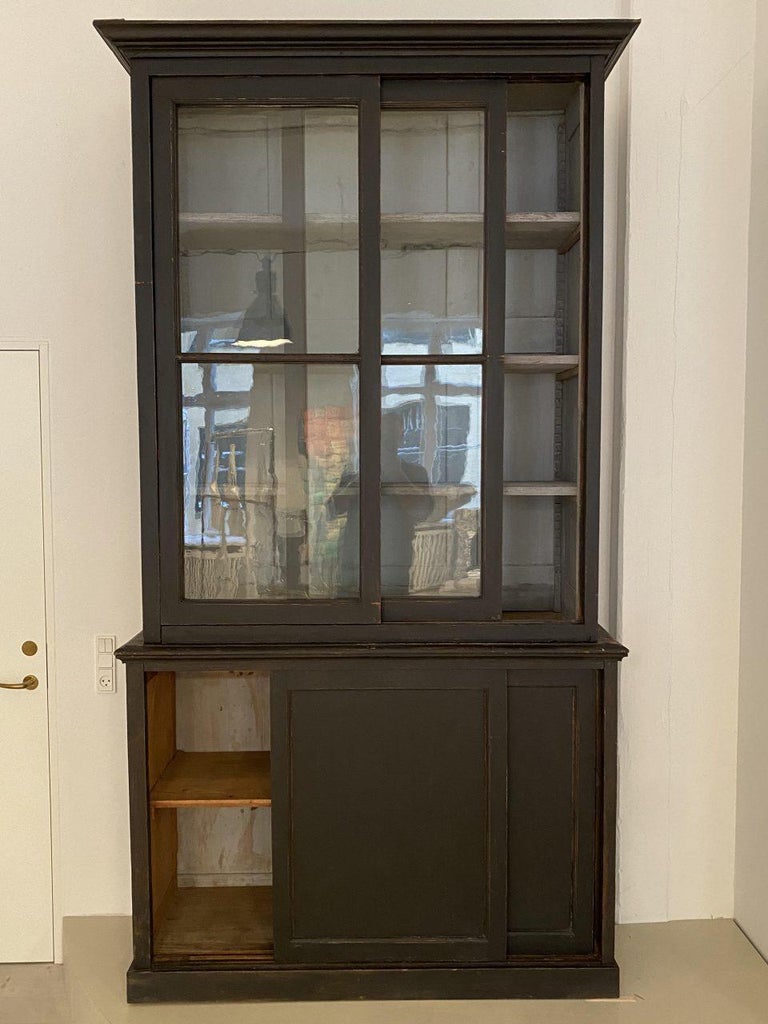 Antique French Tallboy / Display / Bookcase Cabinet at 1stDibs ...