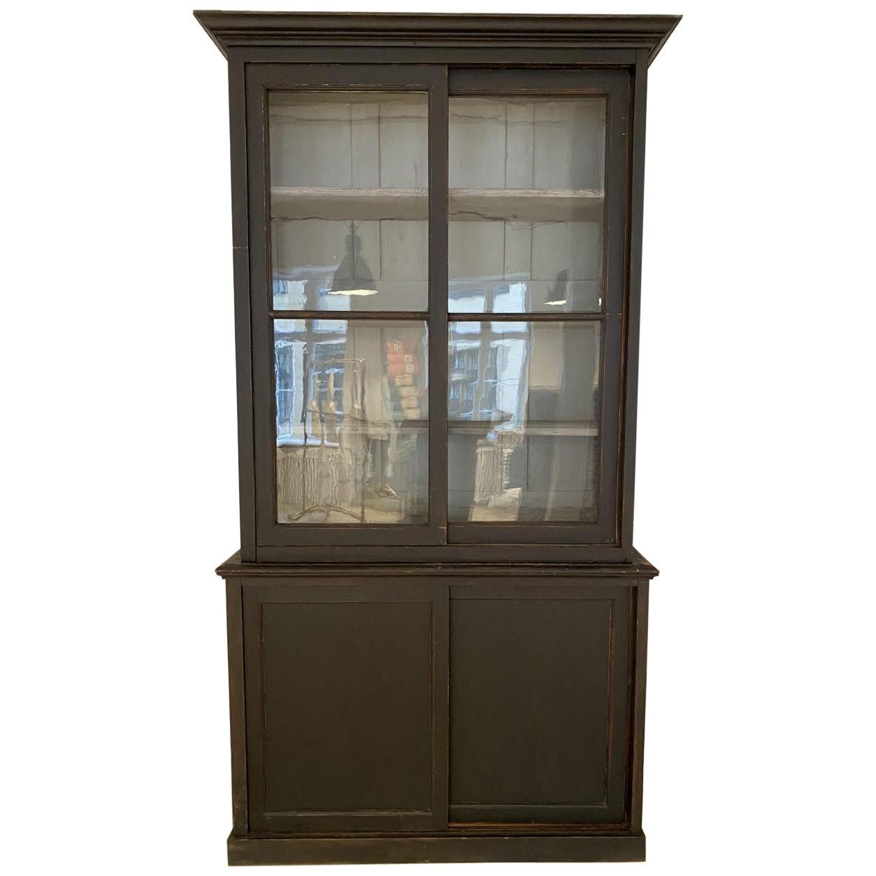 Antique French Tallboy / Display / Bookcase Cabinet at 1stDibs ...