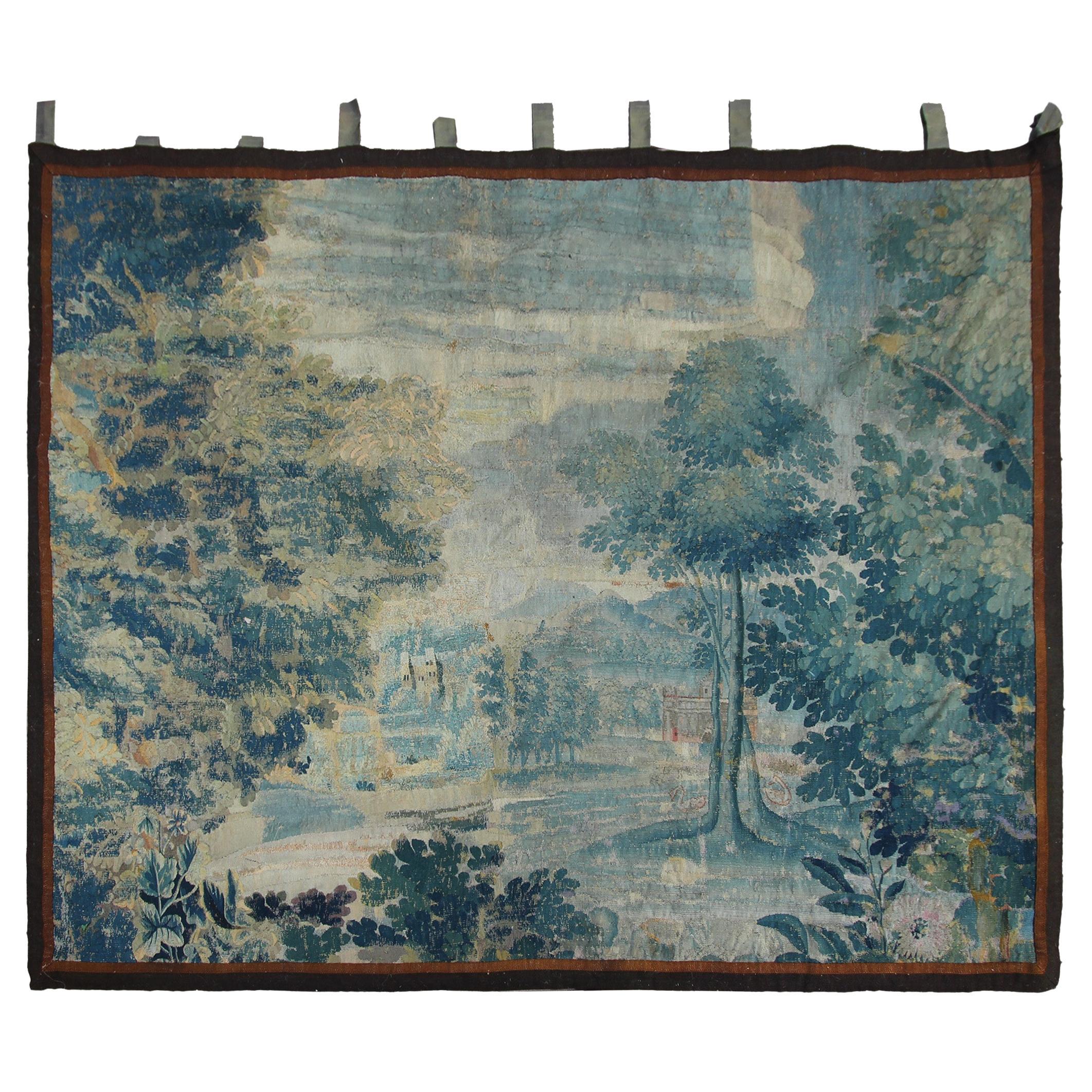 Antique French Tapestry 18th Century Handwoven Wool and Silk 5x6 143cm ...