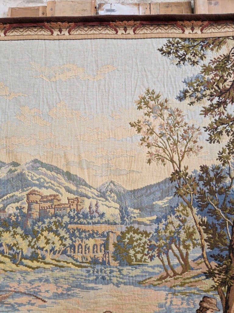 Antique French Tapestry Large AUBUSSON For Sale at 1stDibs