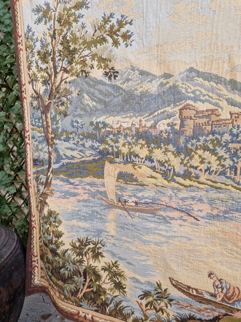 Antique French Tapestry Large AUBUSSON For Sale at 1stDibs
