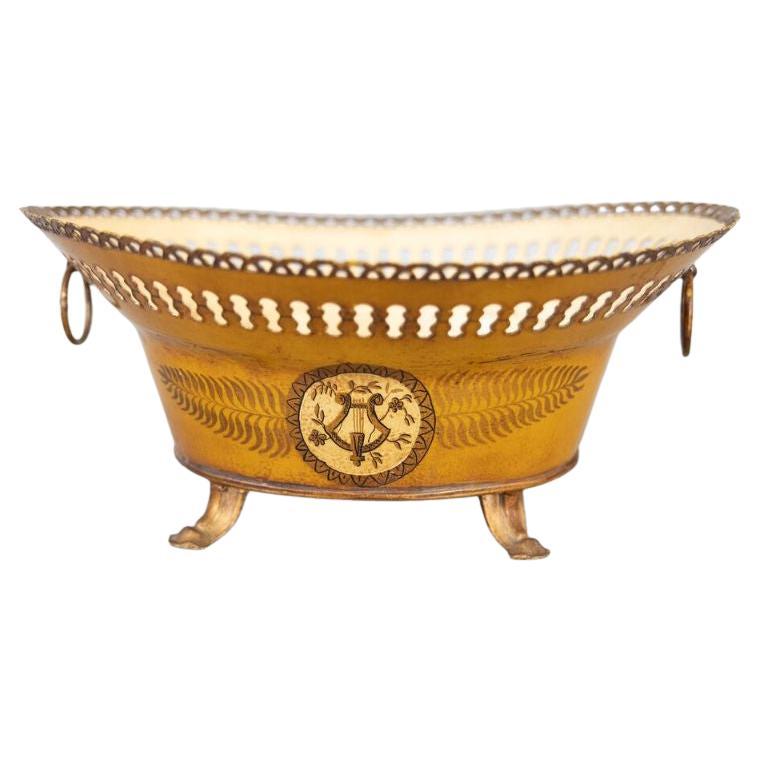 One Pair of English Tole Cachet Pot For Sale at 1stDibs