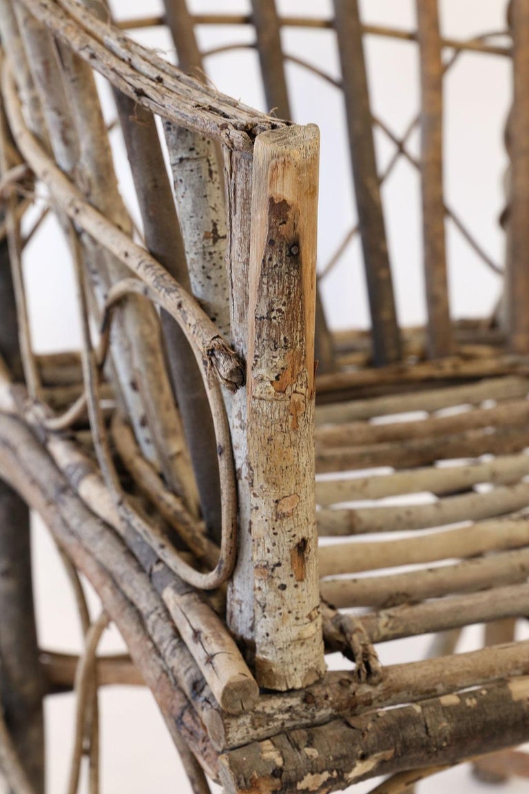 Antique Rustic French Twig Chair at 1stDibs | antique twig furniture ...
