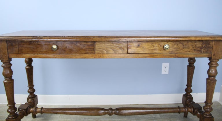 Antique French Two-Drawer Oak Server at 1stDibs | antique french server ...