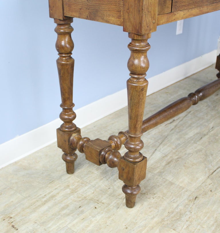 Antique French Two-Drawer Oak Server at 1stDibs | antique french server ...