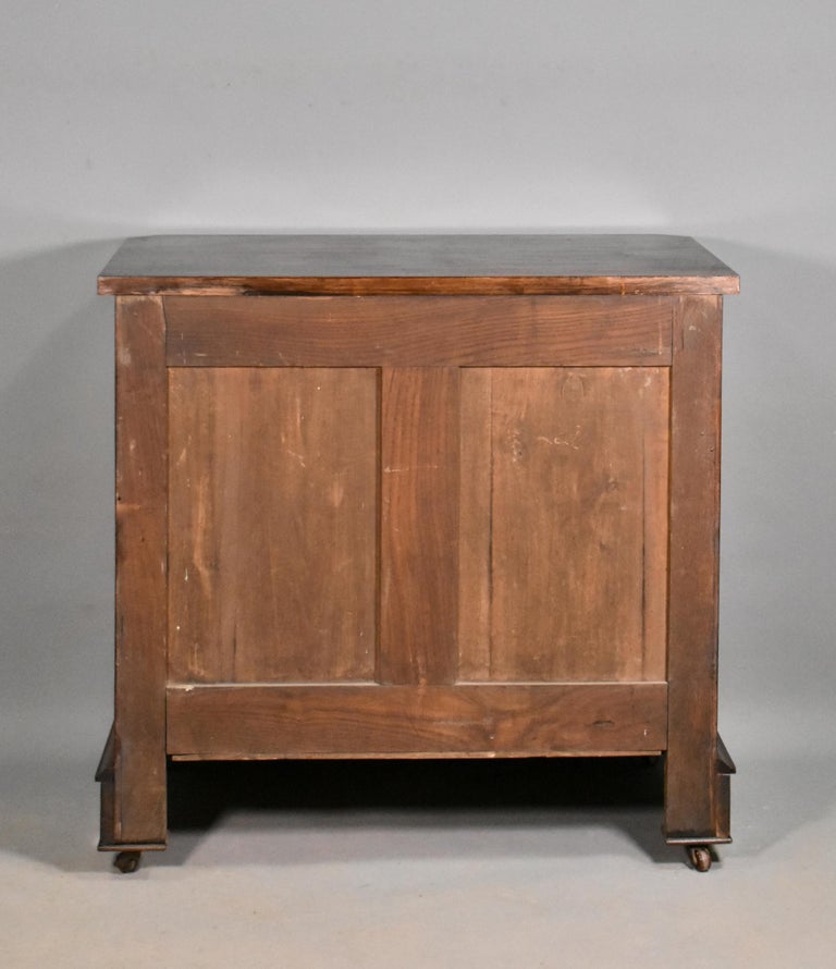 Antique French Walnut Commode Louis Philippe Style For Sale at 1stDibs