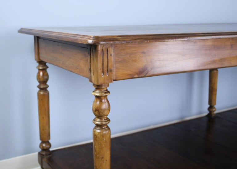 Antique French Walnut Drapers Table at 1stDibs
