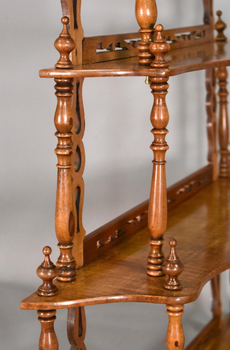 Antique French Walnut Shelving Unit 19th Century For Sale at 1stDibs