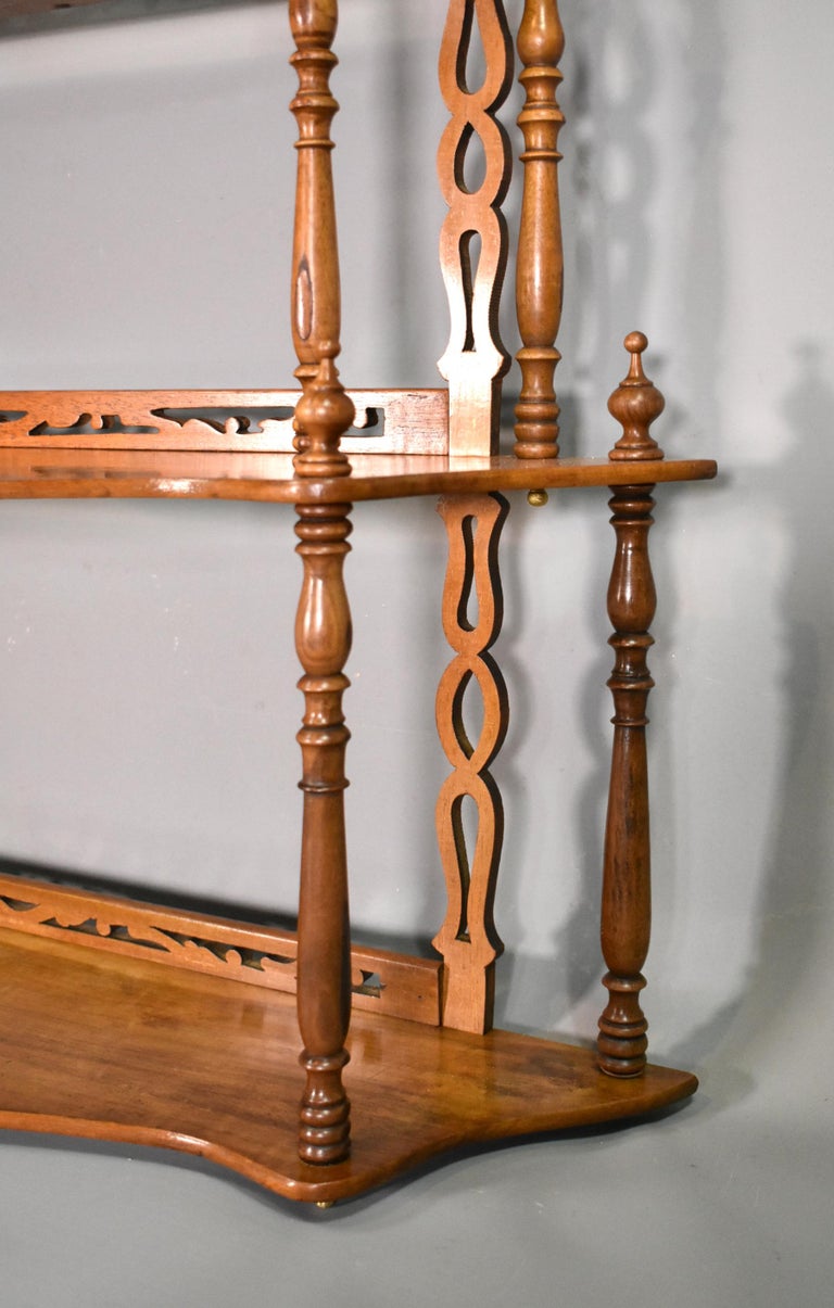 Antique French Walnut Shelving Unit 19th Century For Sale at 1stDibs