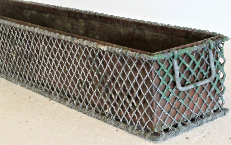 Antique French Wire Rectangular Garden Planters at 1stDibs
