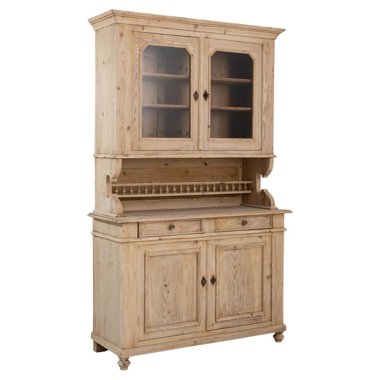 Antique French Wooden Buffet For Sale at 1stDibs