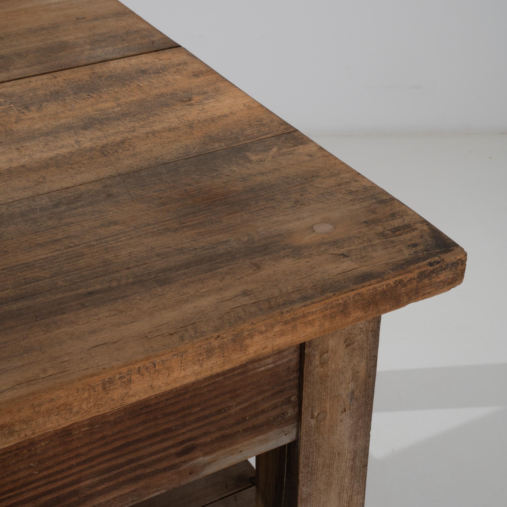 Antique French Wooden Work Table at 1stDibs