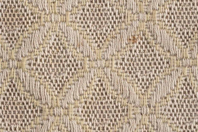 Antique French Woven Tapestry Floral Fringed Cotton Rug Throw in Pastel ...