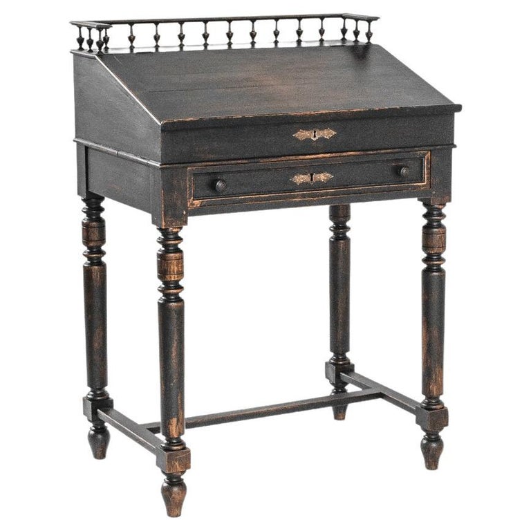 Antique French Writing Table with Hinged Top at 1stDibs