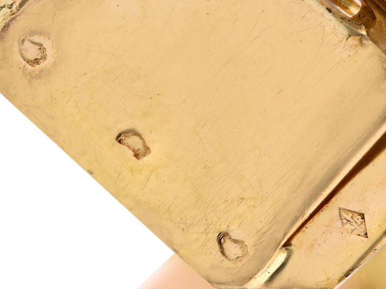 Antique French Yellow Gold Buckle Bangle, Circa 1900 For Sale at 1stDibs