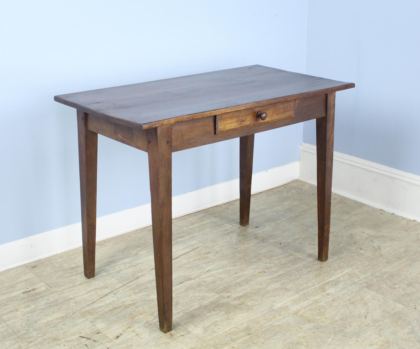 Antique Fruitwood Side Table or Small Writing Table at 1stDibs