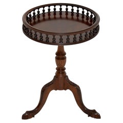 Burr Walnut Large Side or Occasional Lamp End Wine Table Butlers ...