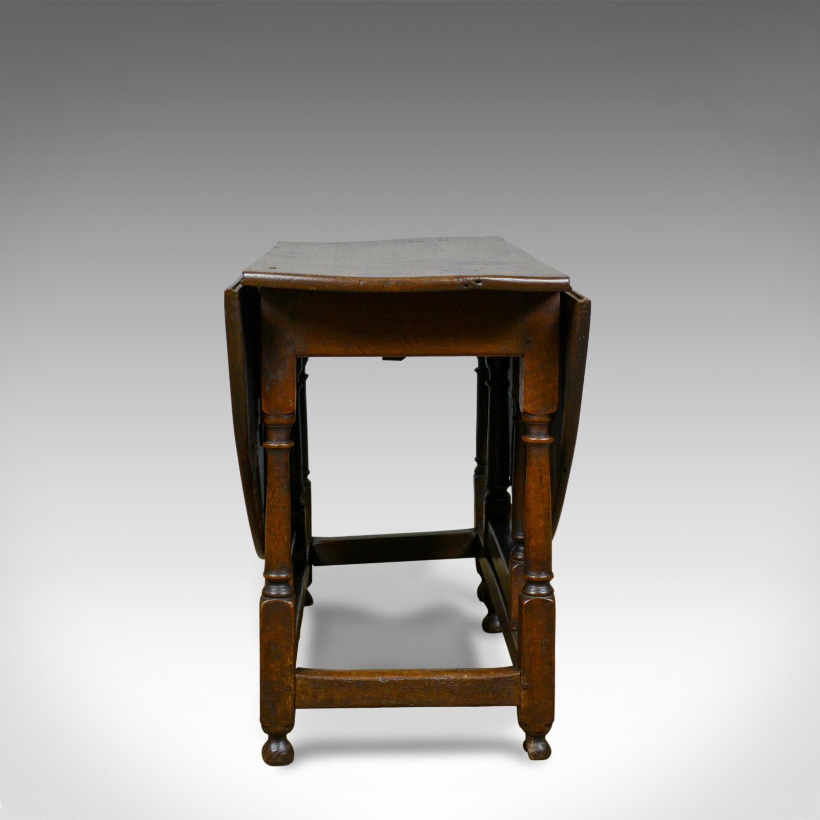 Antique Gate Leg Table, English, Georgian, Oak, Country Kitchen Dining ...