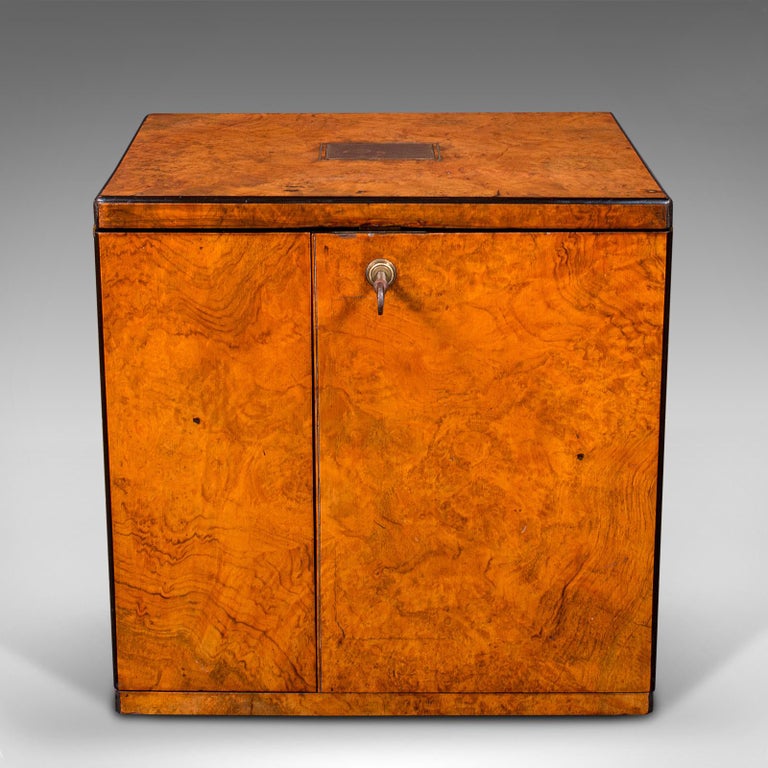 Antique Gentleman's Cigar Humidor, English, Campaign Smoker's Box ...