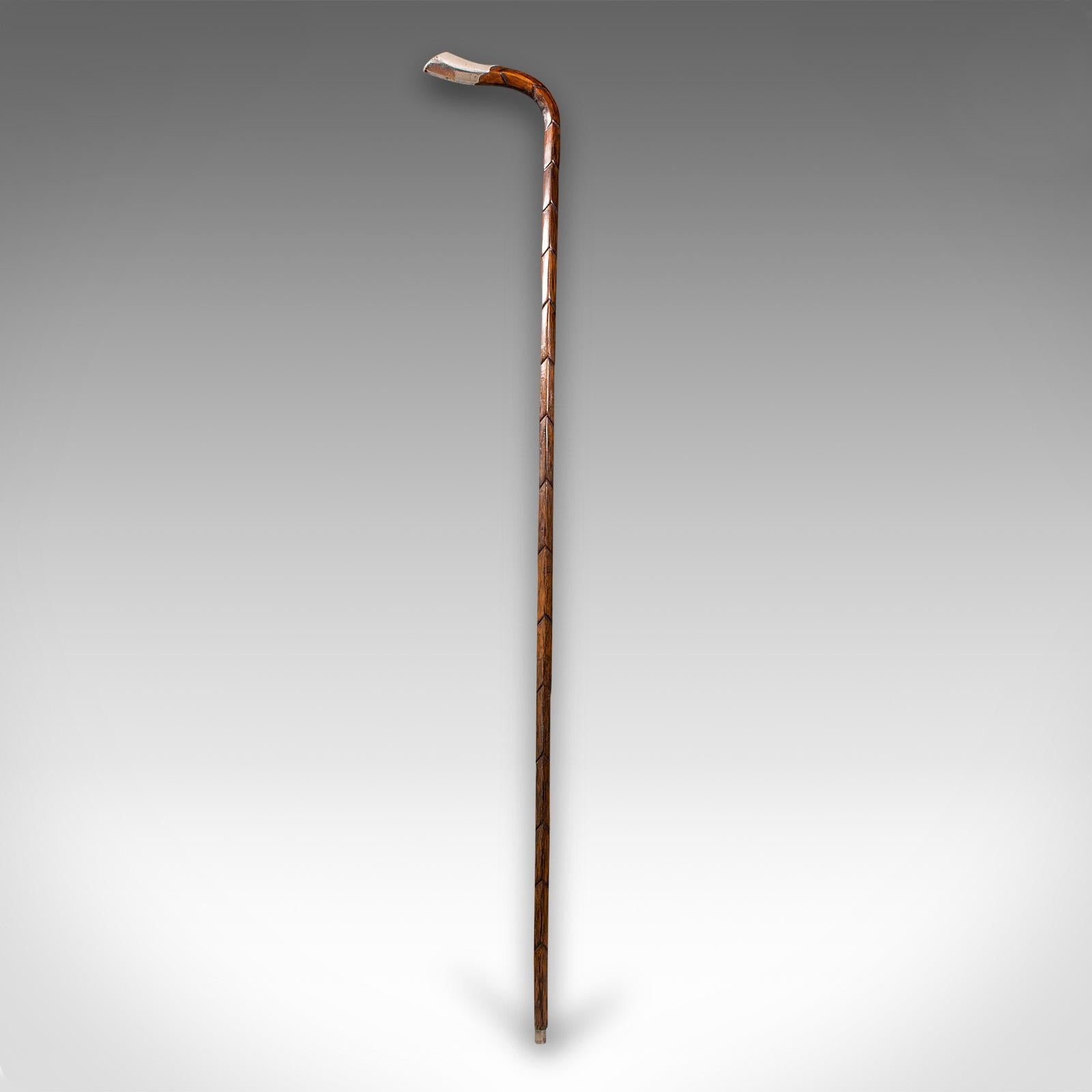 Antique Gentleman's Walking Stick, English, Coromandel, Silver, Cane ...