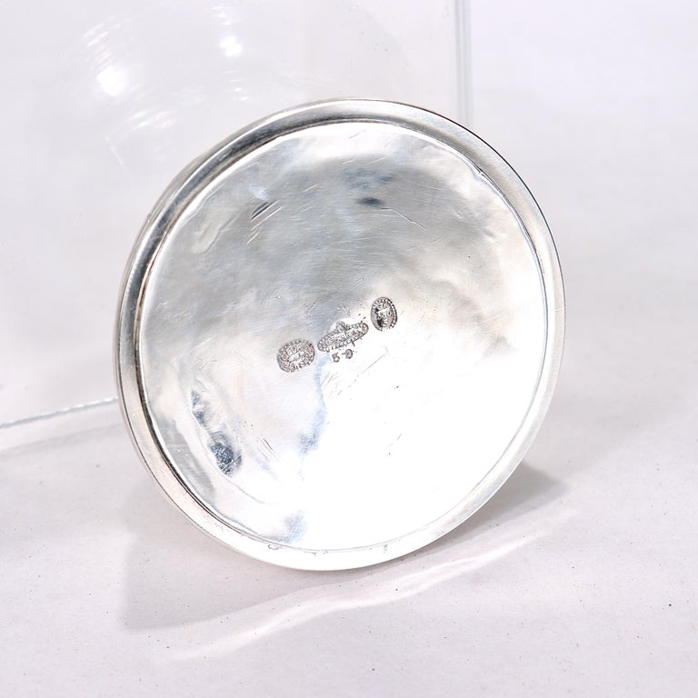 Antique Georg Jensen Art Nouveau Solid Silver Butler's Bell Push No. 59 ...