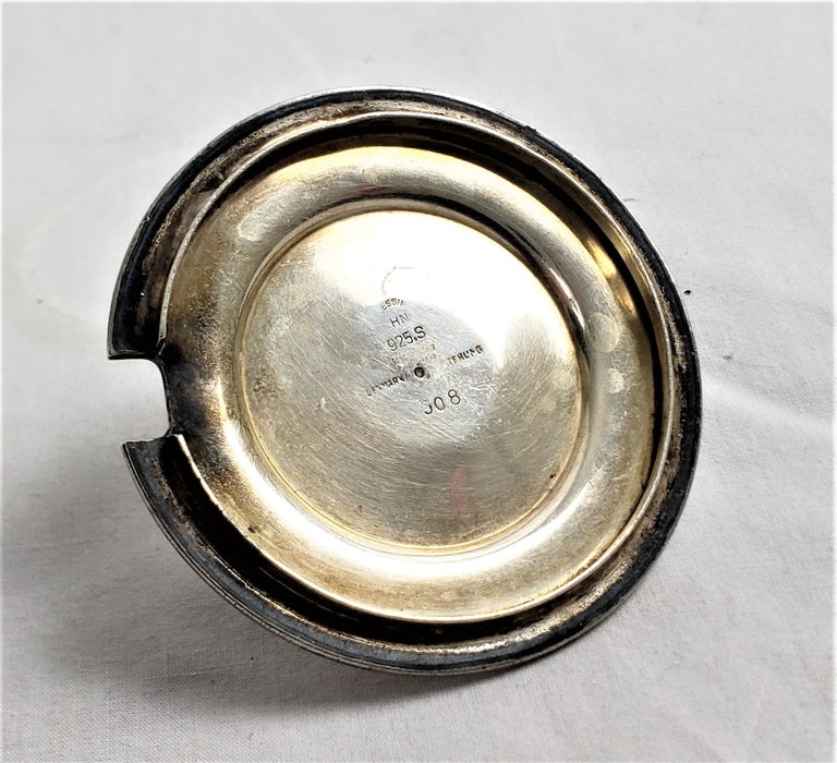 Antique Georg Jensen Sterling Silver Saxbo Jam Jar or Pot and Harald ...