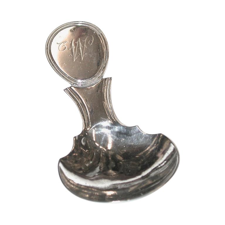 Antique George 1V Silver Caddy Spoon, Dated 1825, Birmingham, Joseph ...