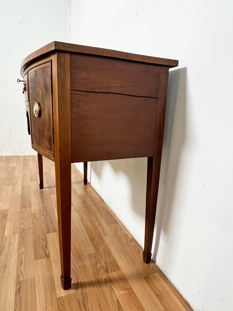 Antique George III Hepplewhite Bow Front Dressing Table Circa Early ...