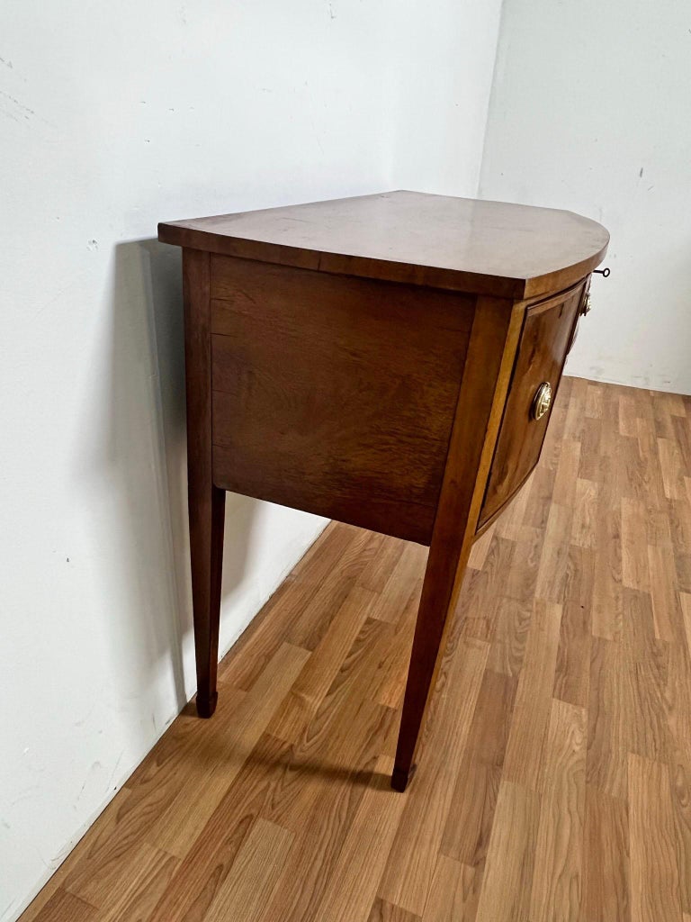 Antique George III Hepplewhite Bow Front Dressing Table Circa Early ...