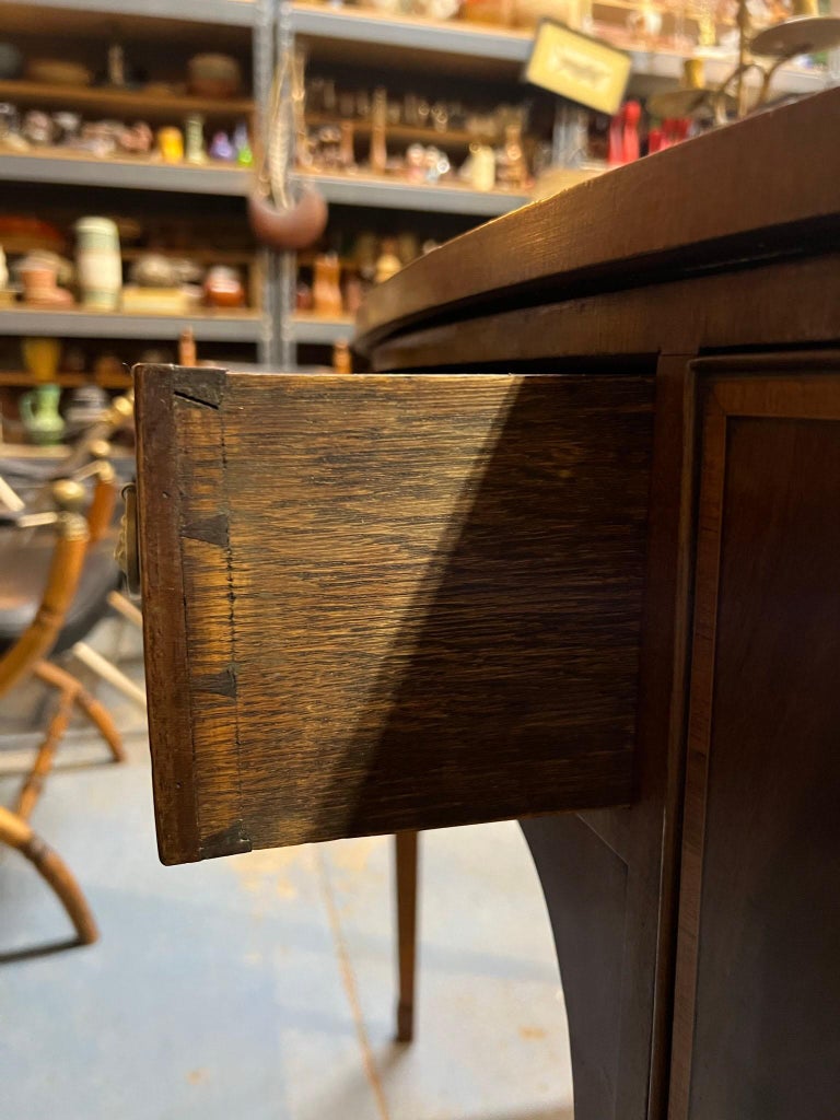 Antique George III Hepplewhite Bow Front Dressing Table Circa Early ...