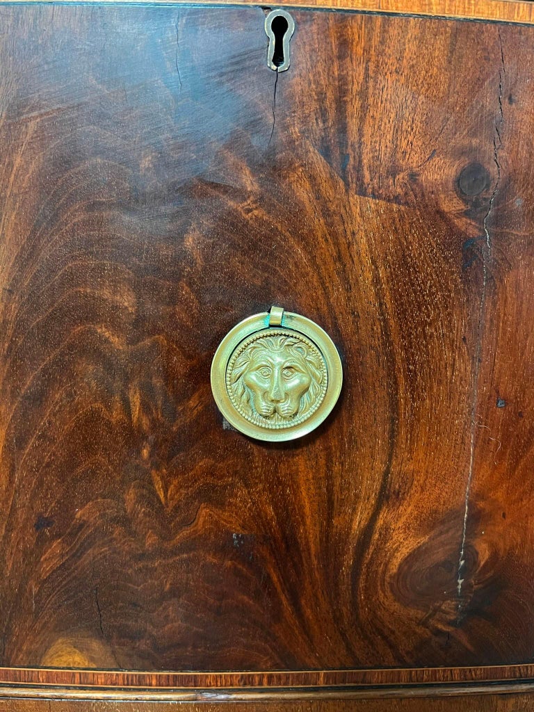 Antique George III Hepplewhite Bow Front Dressing Table Circa Early ...