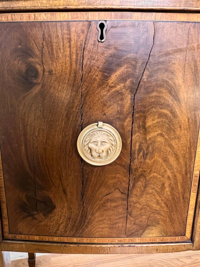 Antique George III Hepplewhite Bow Front Dressing Table Circa Early ...