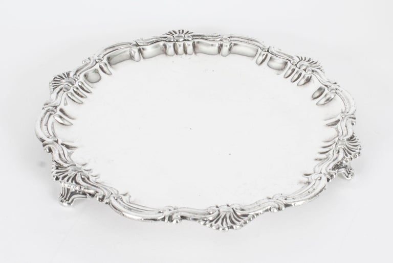 Antique George III Old Shefield Silver Plated Salver 18th Century For ...
