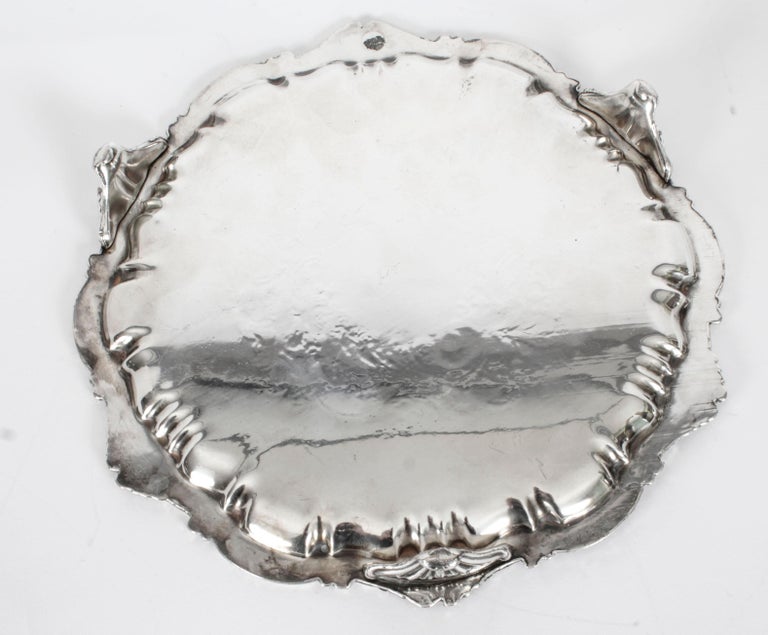 Antique George III Old Shefield Silver Plated Salver 18th Century For ...