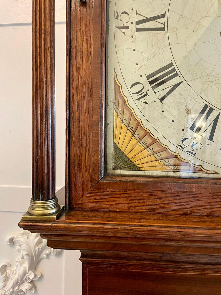 Antique George III Quality 8 Day Oak Longcase Clock by Walker of ...