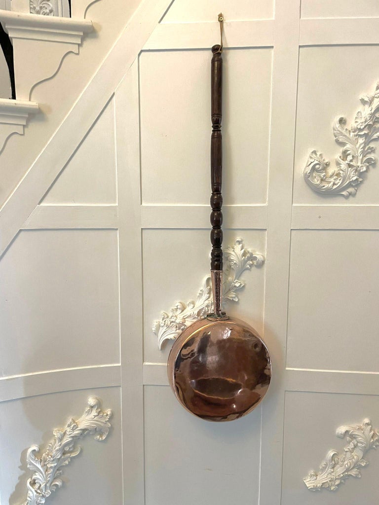 Antique George III Quality Copper Chestnut Roaster For Sale at 1stDibs