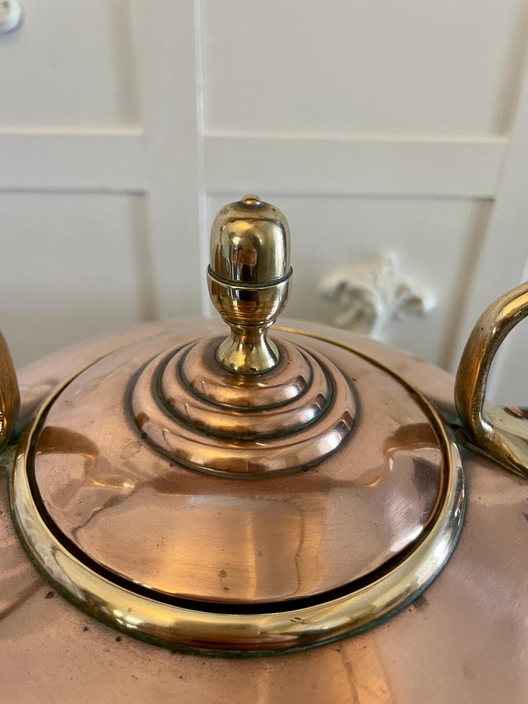 Antique George III Quality Copper Kettle For Sale at 1stDibs