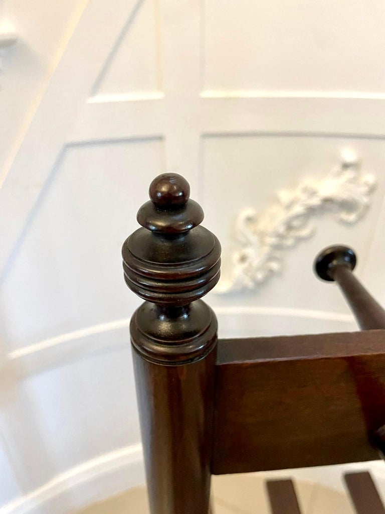 Antique George III Quality Mahogany Boot Rack For Sale at 1stDibs
