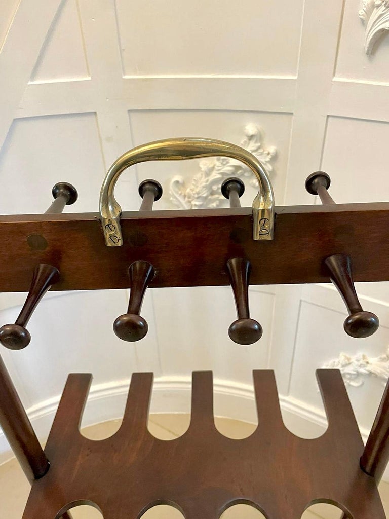 Antique George III Quality Mahogany Boot Rack For Sale at 1stDibs