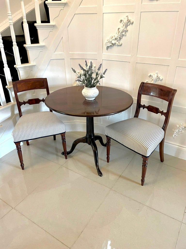 Antique George III Quality Mahogany Lamp/Side Table For Sale at 1stDibs