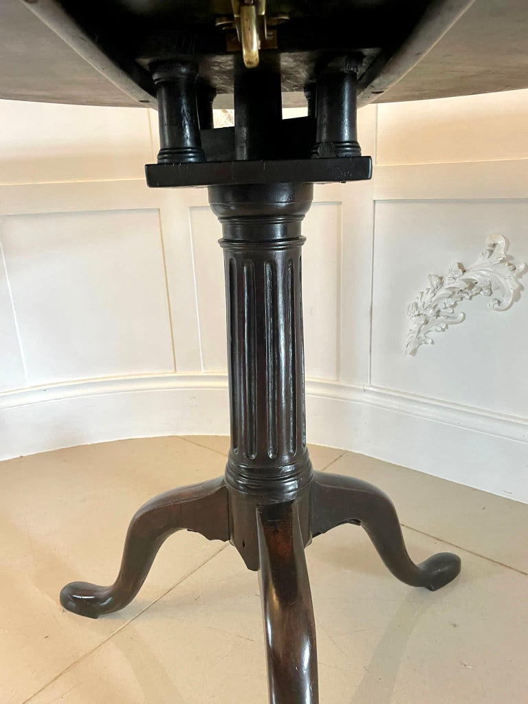 Antique George III Quality Mahogany Lamp/Side Table For Sale at 1stDibs