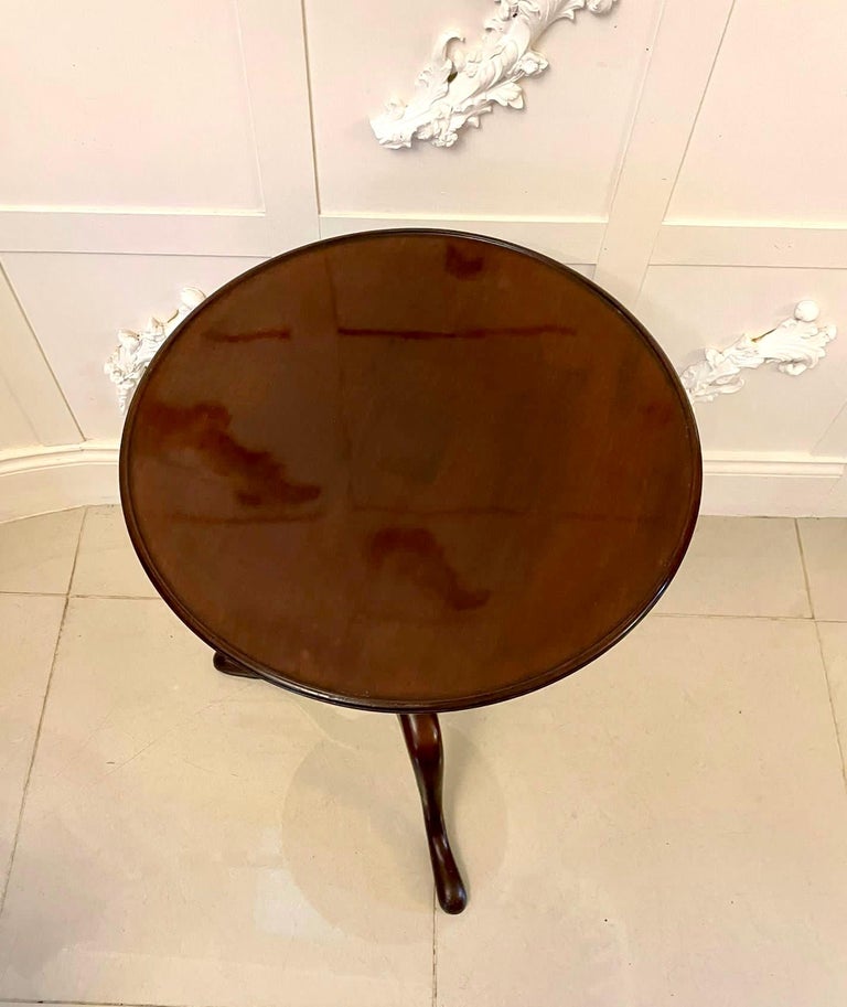 Antique George III Quality Mahogany Lamp Table at 1stDibs