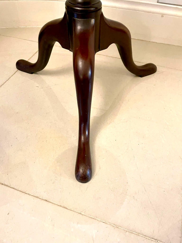 Antique George III Quality Mahogany Lamp Table at 1stDibs