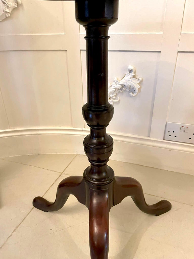 Antique George III Quality Mahogany Lamp Table at 1stDibs