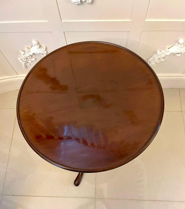 Antique George III Quality Mahogany Lamp Table at 1stDibs