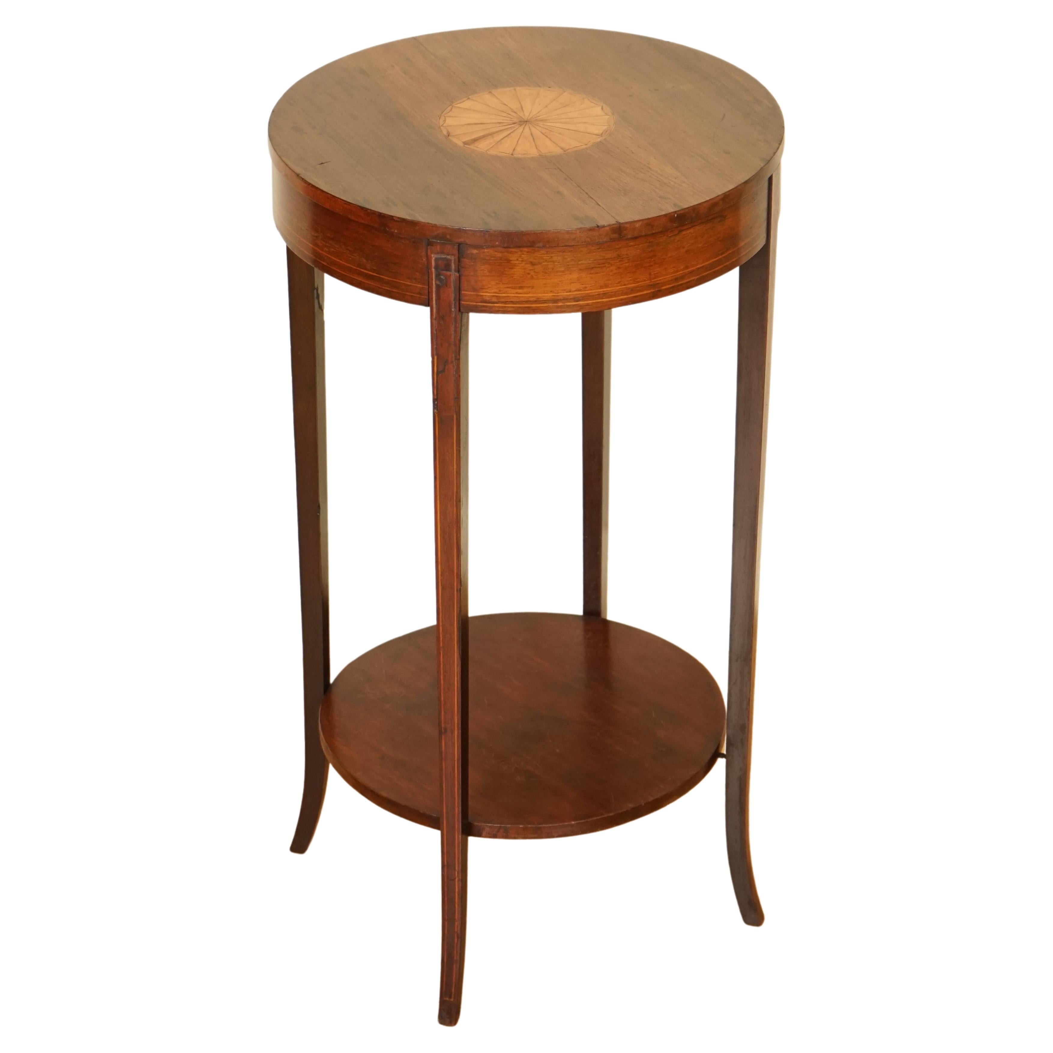 Italian Inlaid Octagonal Occasional Table at 1stDibs